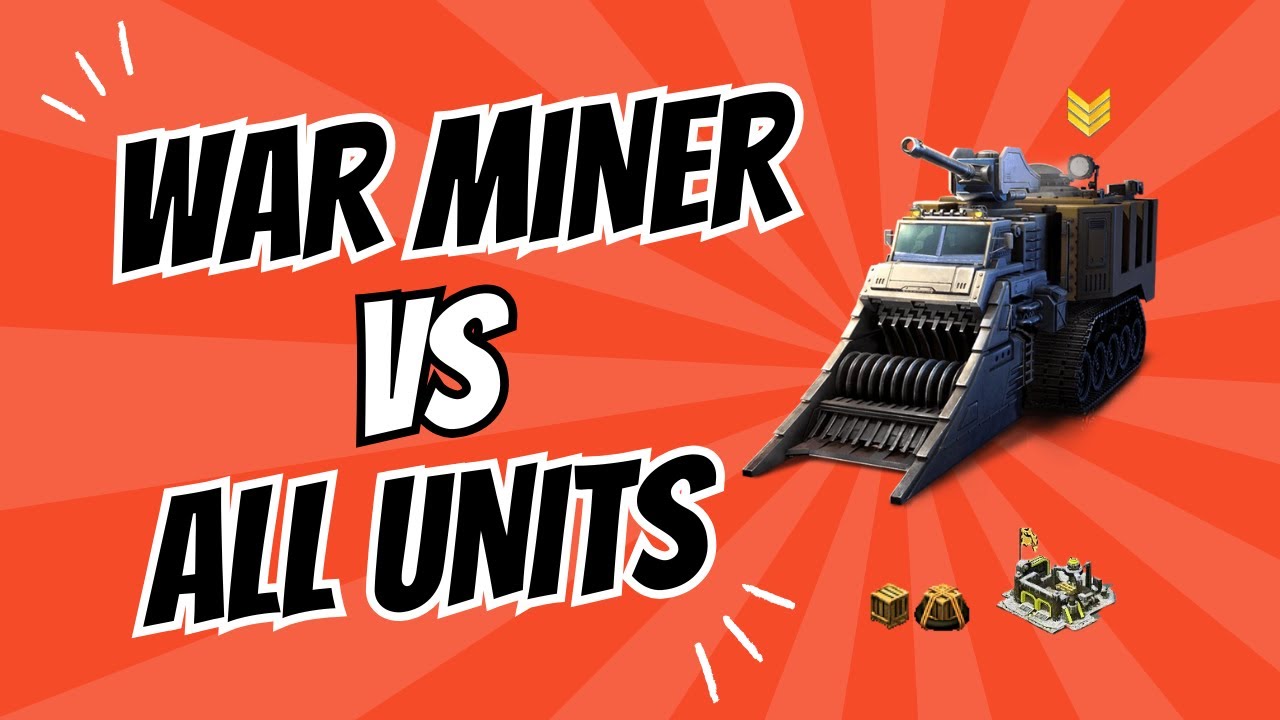 Elite War Miner Vs All Units | Red Alert 2 - YouTube
