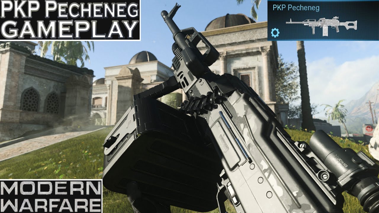 Modern Warfare PKP Pecheneg (PKM) Gameplay - YouTube