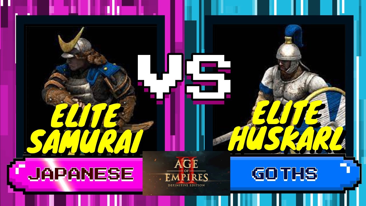 210 ELITE SAMURAI vs 210 ELITE HUSKARL | BATALLAS AGE OF EMPIRES 2 ...