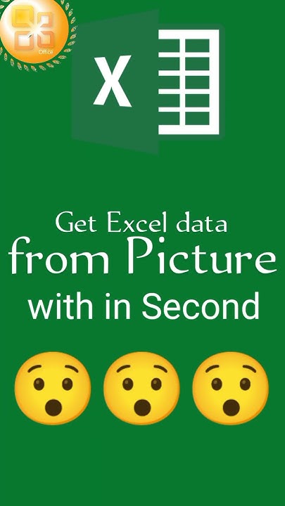 How To Get Excel Data From Picture Shorts Excel Exceltips Exceltutorial Msexcel Exceltrick