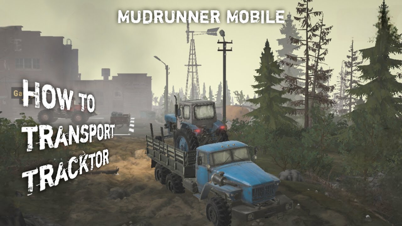 How to transport a Tractor? | Mudrunner Mobile | Cara Mengangkut ...