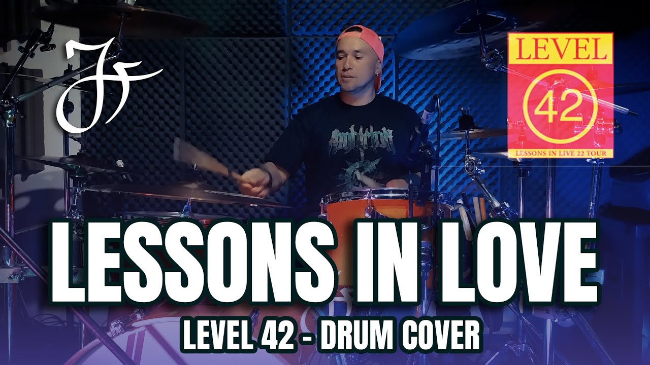 DRUM COVER - LEVEL 42 - Lessons in love - YouTube