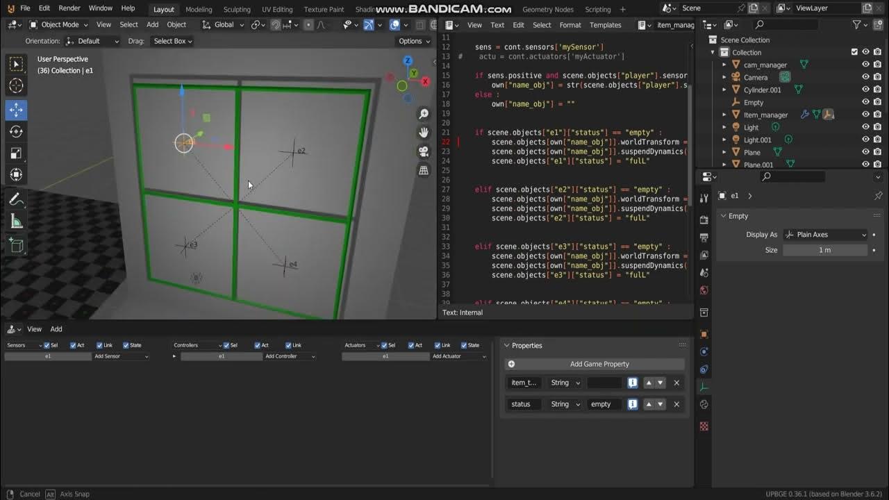 [UPBGE 0.36] Basic Inventory System - YouTube