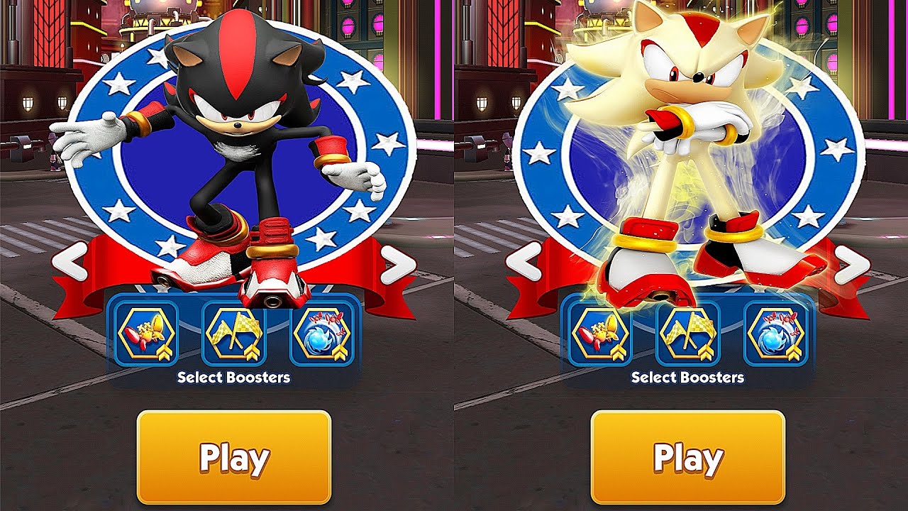 Sonic Prime Dash - Shadow Sonic vs Super Shadow | All Characters ...