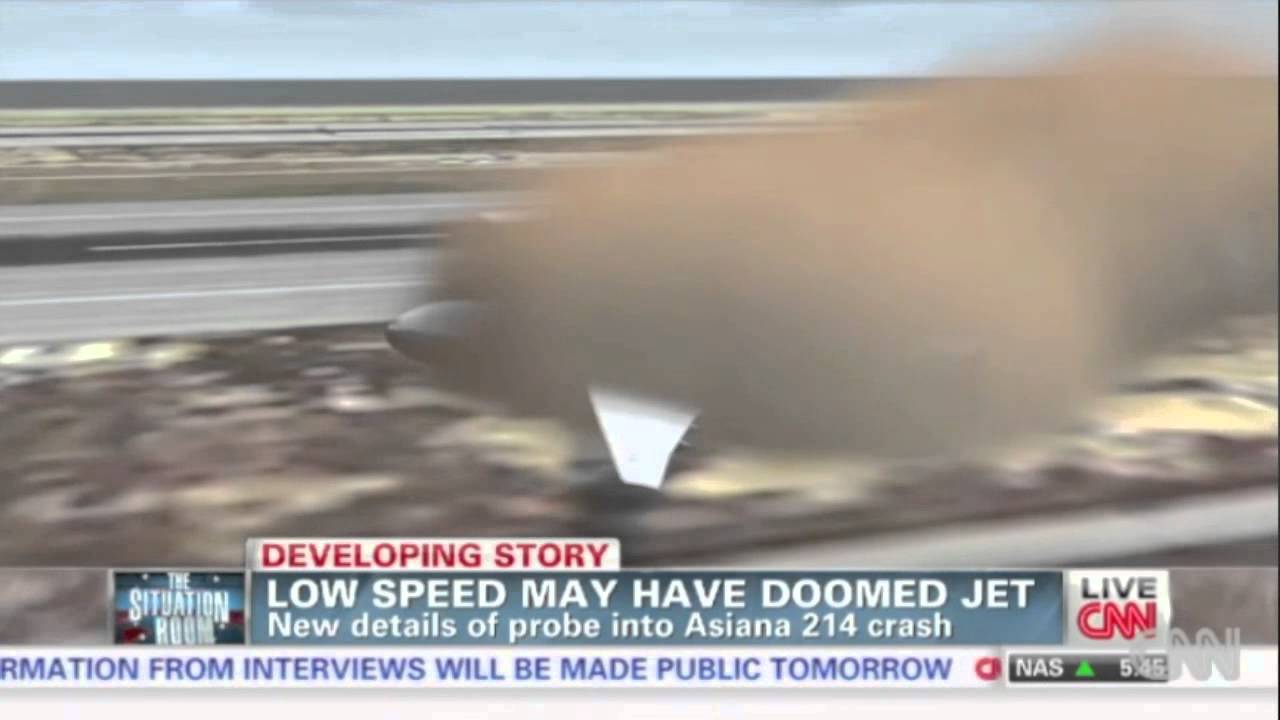 Asiana Flight 214 Crash Re-enactment Animation by CNN.com - YouTube