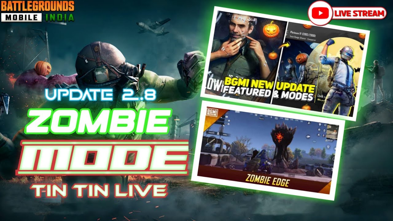 TIN TIN IS BACK 😎 | ZOMBIE EVENT | CONQUEROR PUSH | BGMI LIVE - YouTube