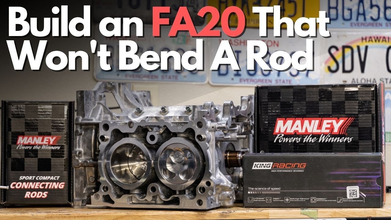 How To Build a Subaru Engine (FA20DIT) - YouTube