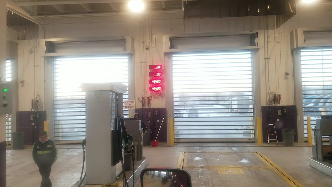 Prime inc salt lake city terminal wash bay is busy out bound - YouTube