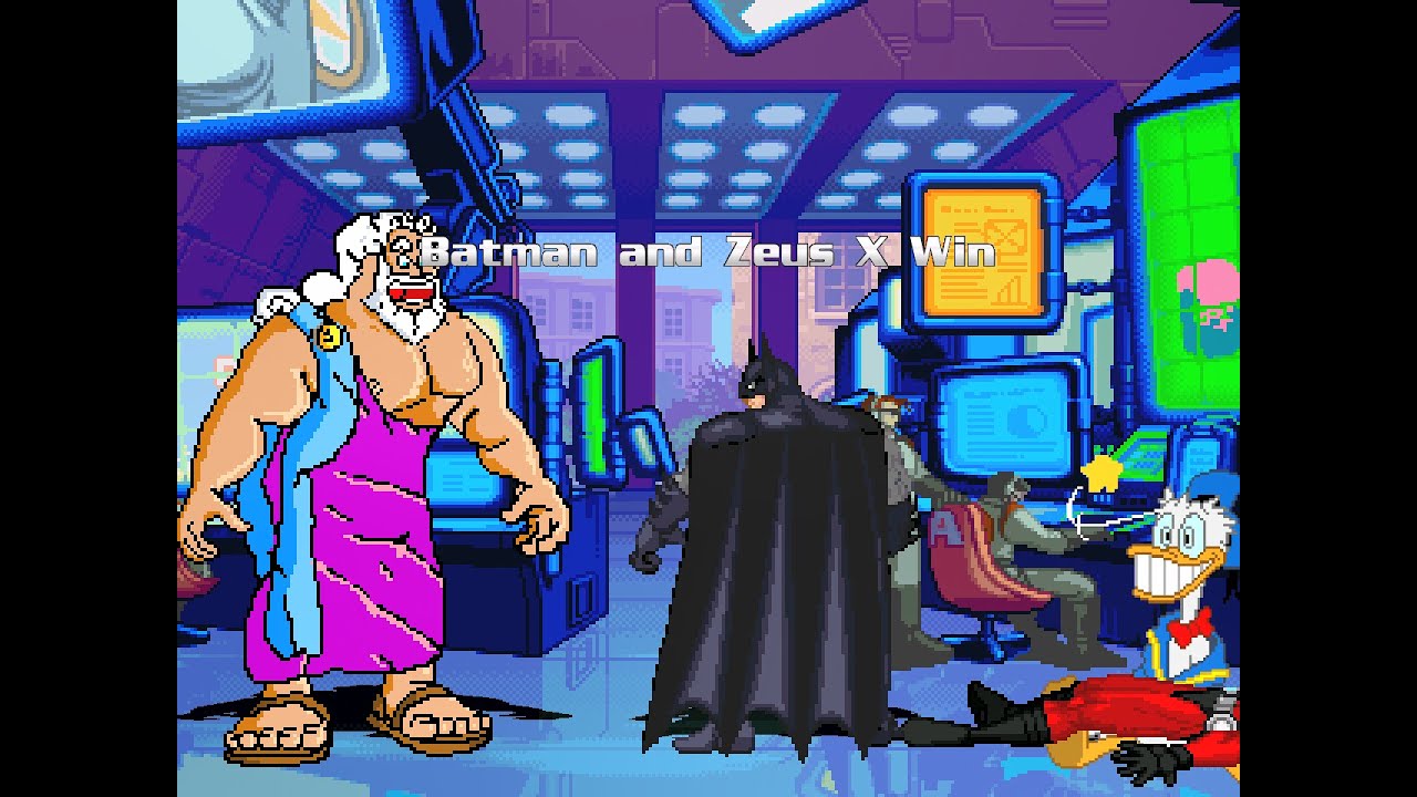 Batman & Zeus X vs Antman & Donald Duck - YouTube