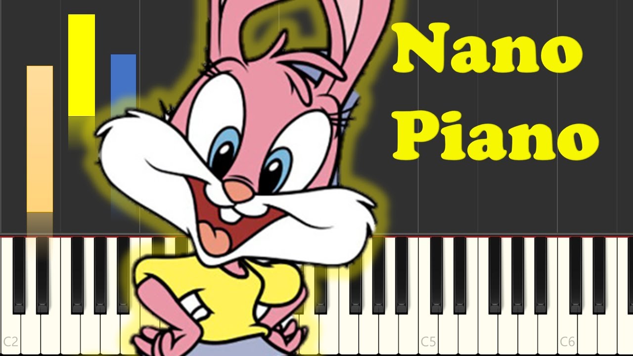 Tiny Toon Adventure Theme Song Piano Tutorial - YouTube