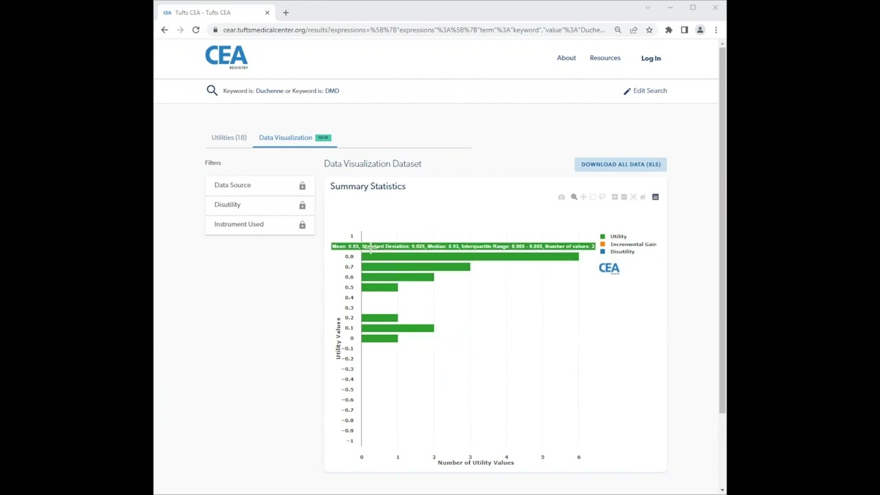 CEA Registry 3.0 Demo - Utility Weights - YouTube