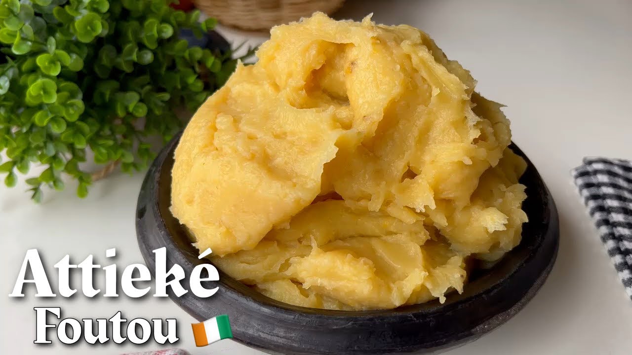 Comment je fais mon foutou à base d’Attieké - YouTube