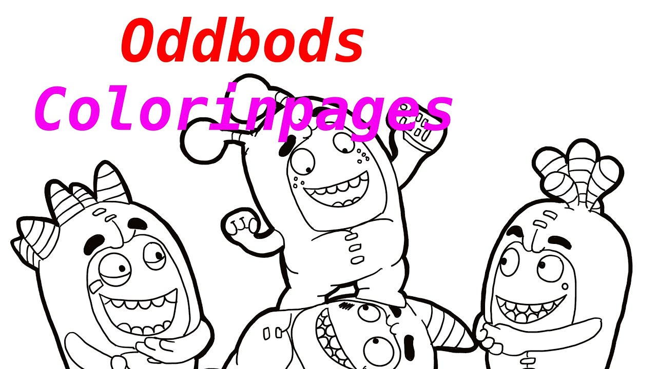 How to draw ️ Oddbods | Oddbods Coloringpages | Oddbods Drawing ️ - YouTube