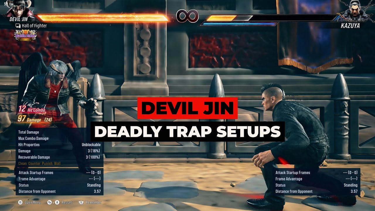 200 IQ Devil Jin Deadly Setups | Tekken 8 - YouTube