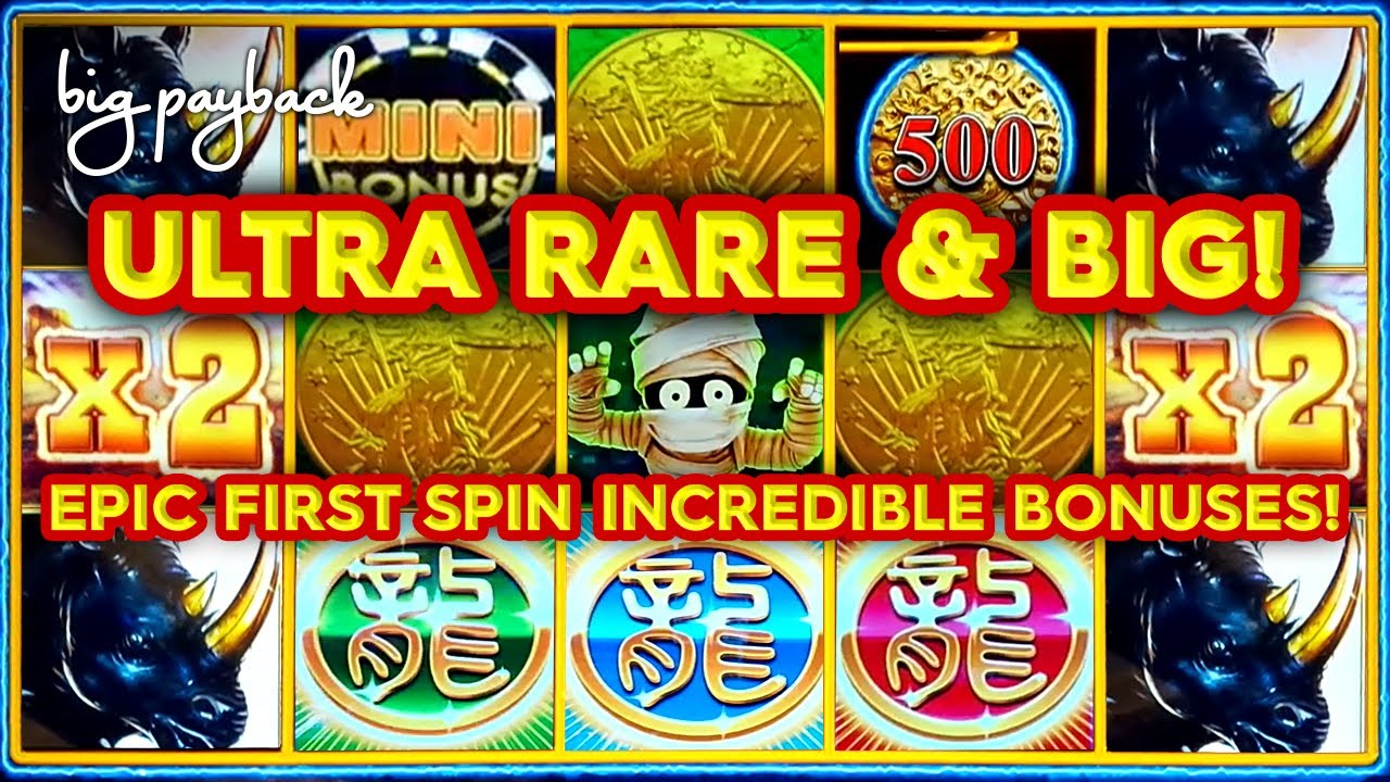EPIC FIRST SPIN BONUSES! Jackpots and MORE on Slots! - YouTube