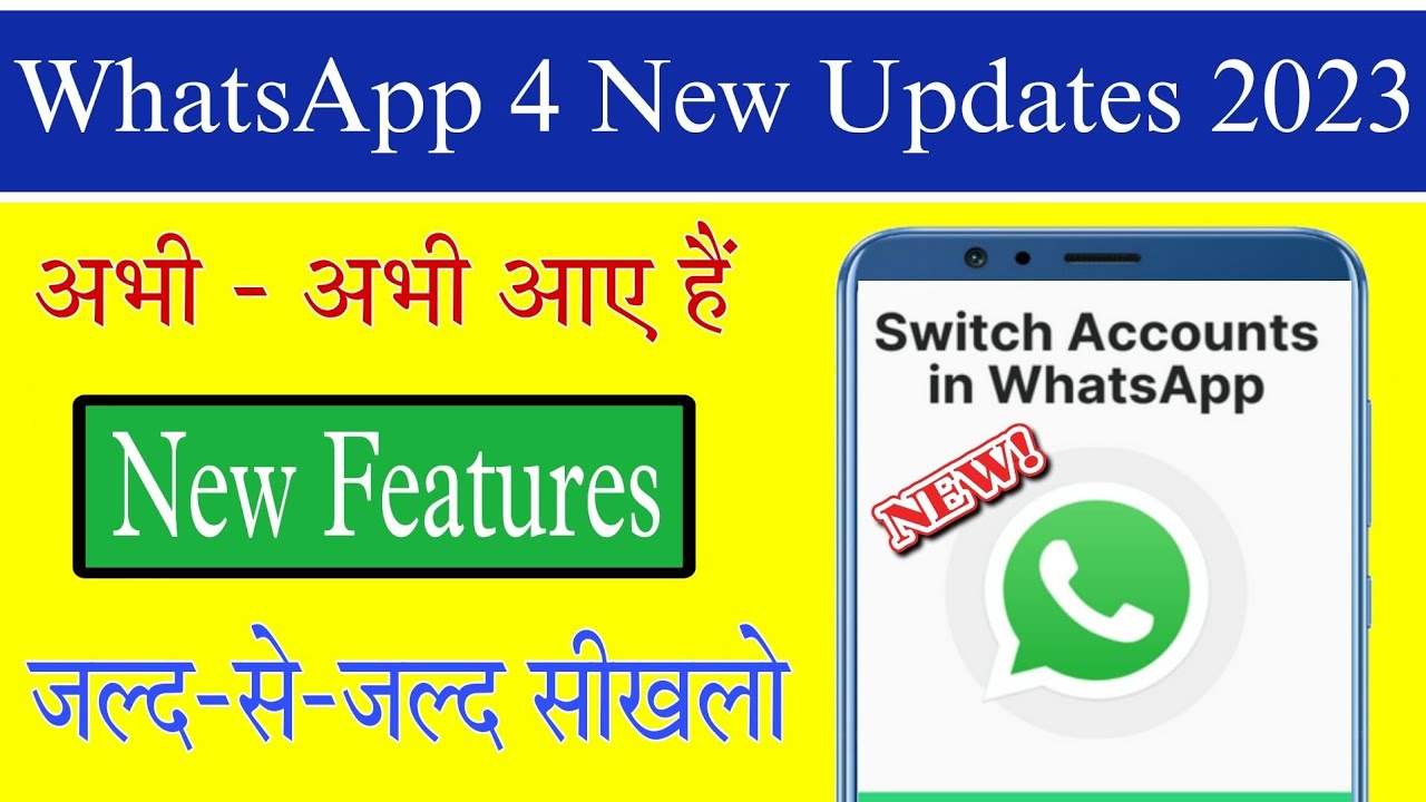 WhatsApp New Updates Today | Whatsapp New feature and Update | whatsapp ...