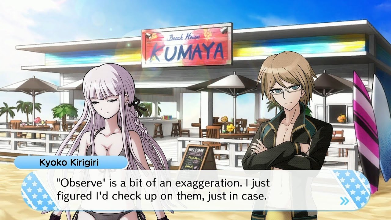 Byakuya & Kyoko Event (English) - Danganronpa S: Ultimate Summer Camp ...