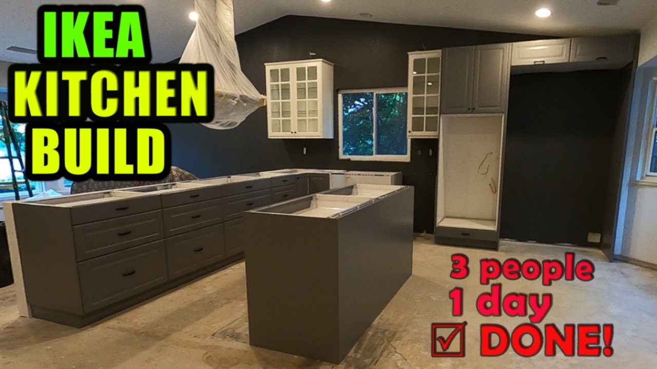 Ikea Kitchen Build - YouTube