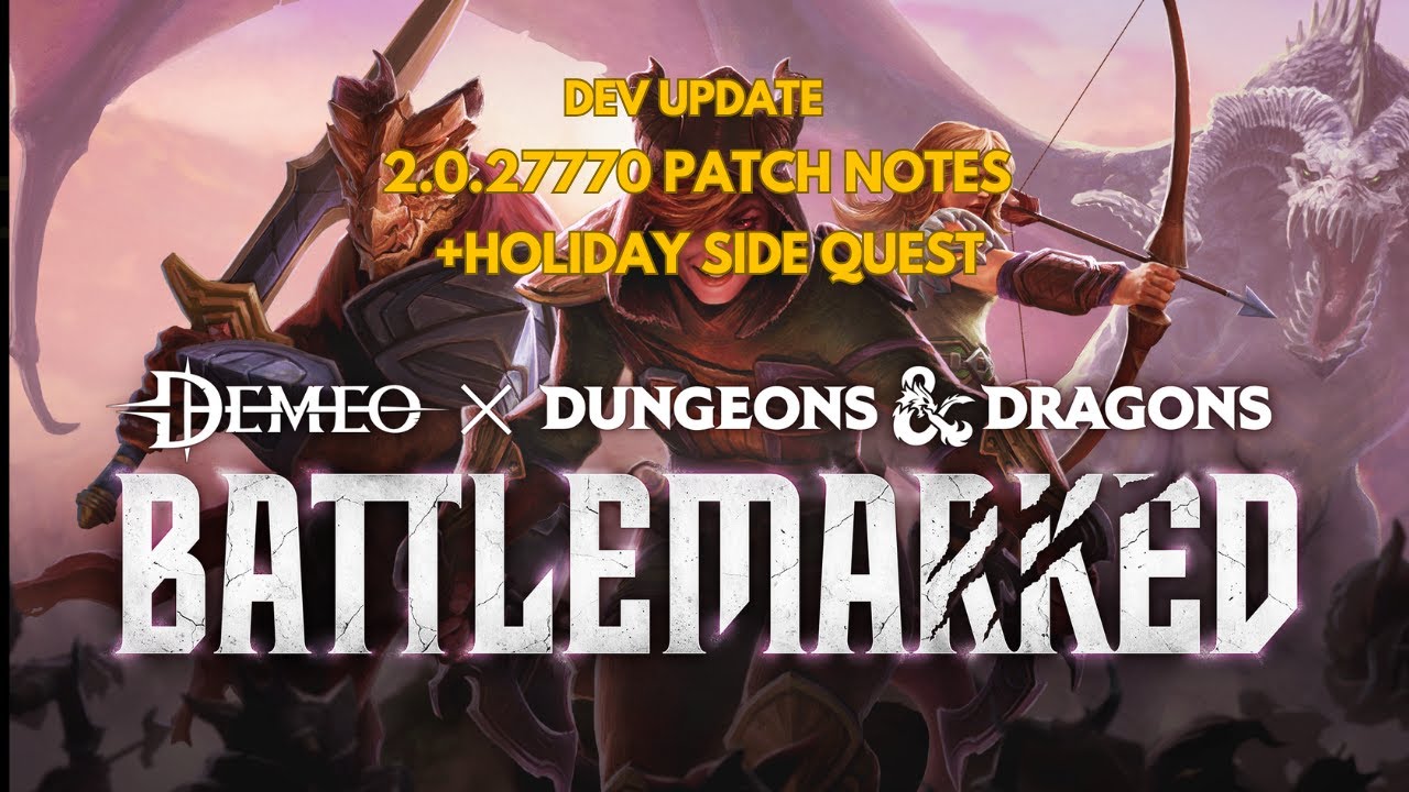 Battlemarked: Dev Update: 2.0.27770 Patch Notes & Holiday Side Quest ...
