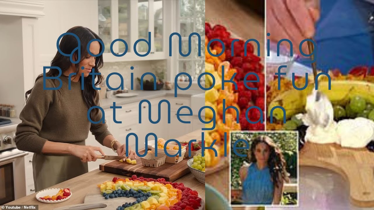 Good Morning Britain poke fun at Meghan Markle by making their own ...