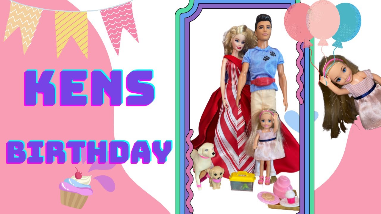 Barbie and Ken birthday party - YouTube