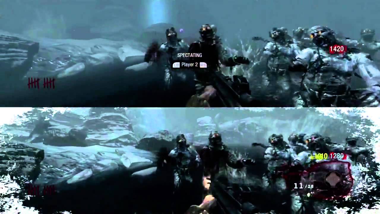 Call of the Dead Zombies: 4 Canadians Play Split Screen GAMEPLAY Part 4 ...