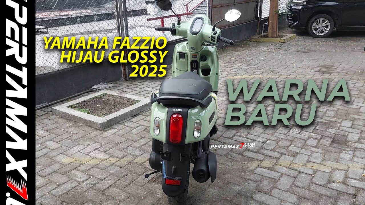 REVIEW Yamaha Fazzio NEO Warna Hijau Glossy 2025 Terbaru Sage Green ...