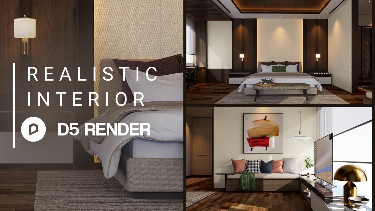 Realistic Interior Renders with D5 Render | Bedroom | Private House 267 ...