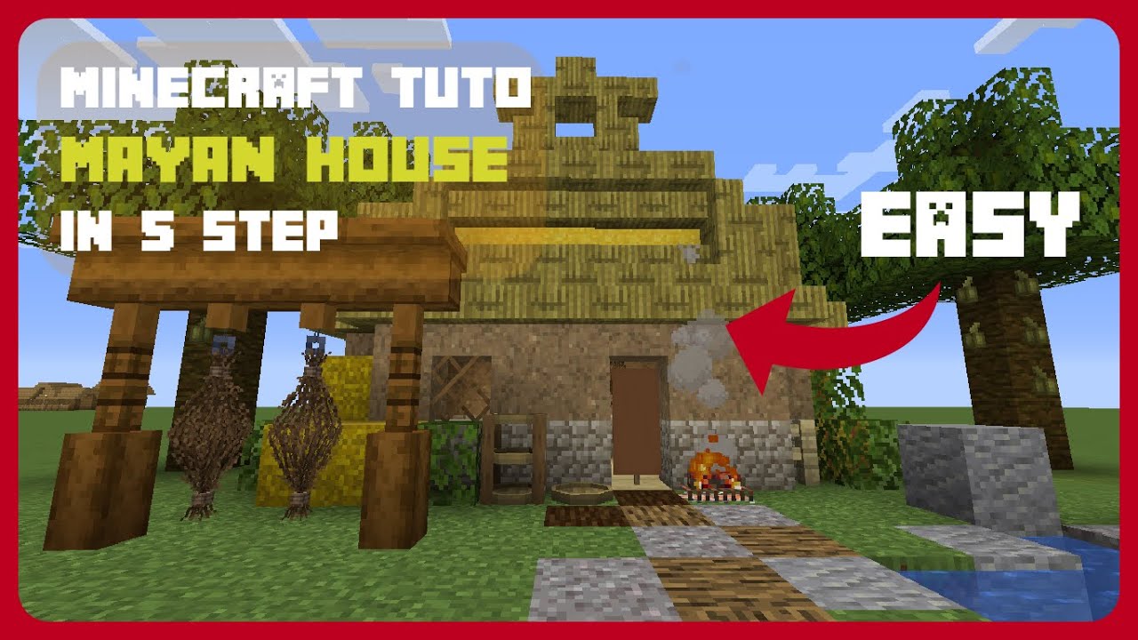 🔨 MINECRAFT TUTORIAL - Build a Mayan house with Dawn of Time mod ...