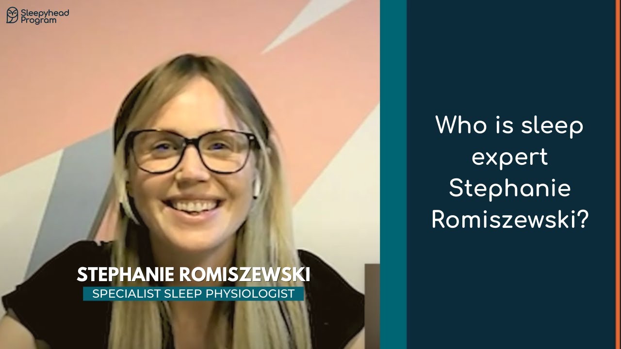 Who is sleep expert Stephanie Romiszewski? - YouTube