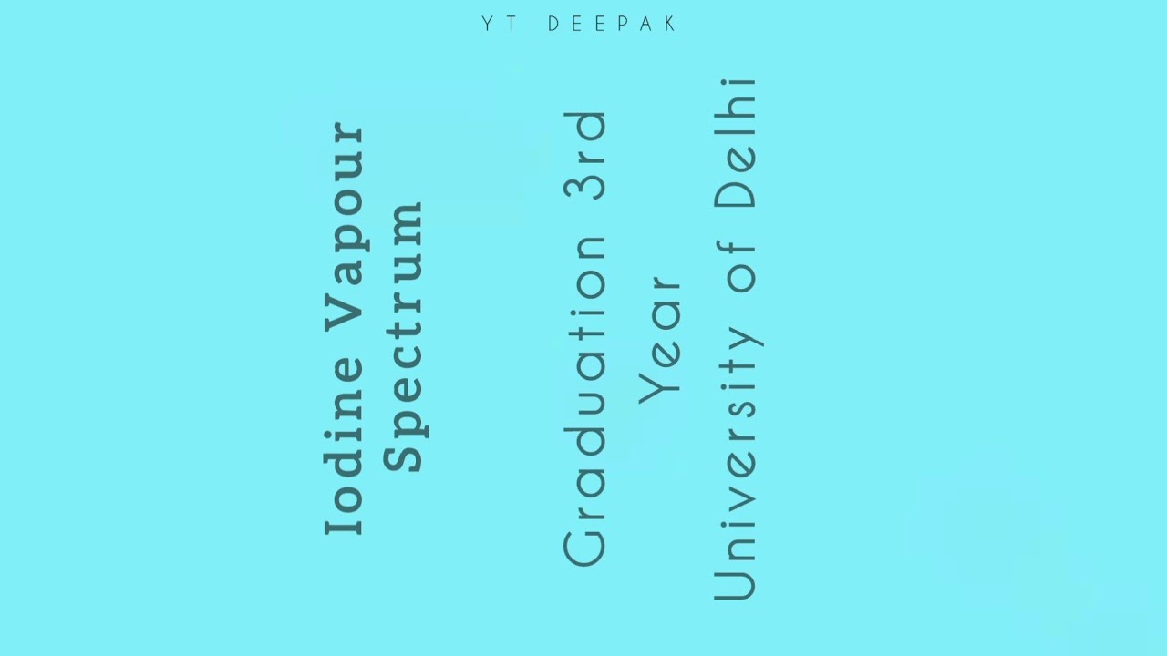 To determine the absorption lines in the rotational spectrum of Iodine ...