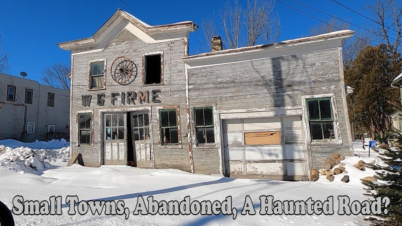 Wisconsin Small Towns, Abandoned & A Haunted Road? - YouTube