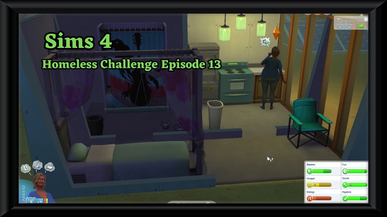 Sims 4 - Homeless Challenge Episode 13 #sims4 #homelesschallenge - YouTube