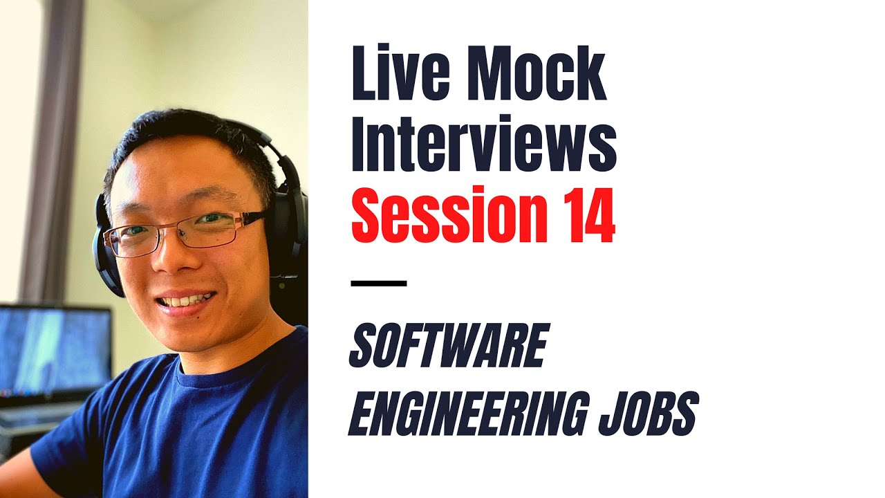 Software Engineering Mock Interviews With Hiring Manager S14 Youtube 9972
