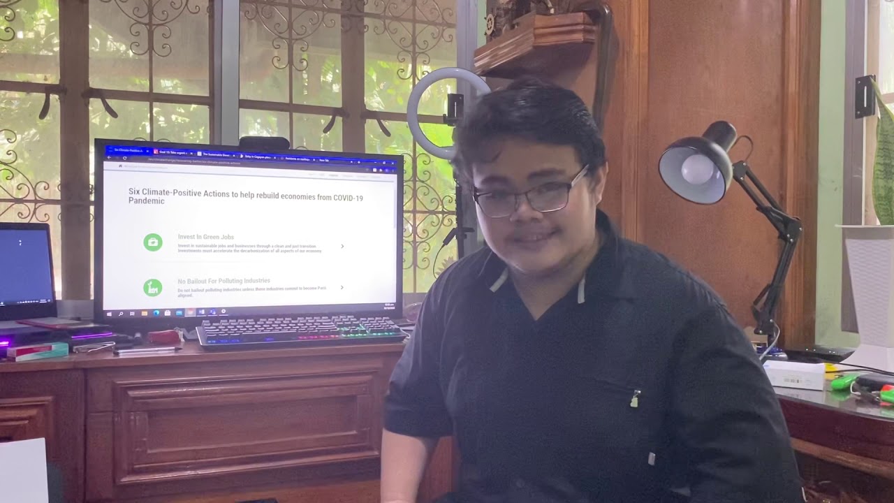 Now is the Time for Urgent Climate Action-Ron Raphael Magno - YouTube