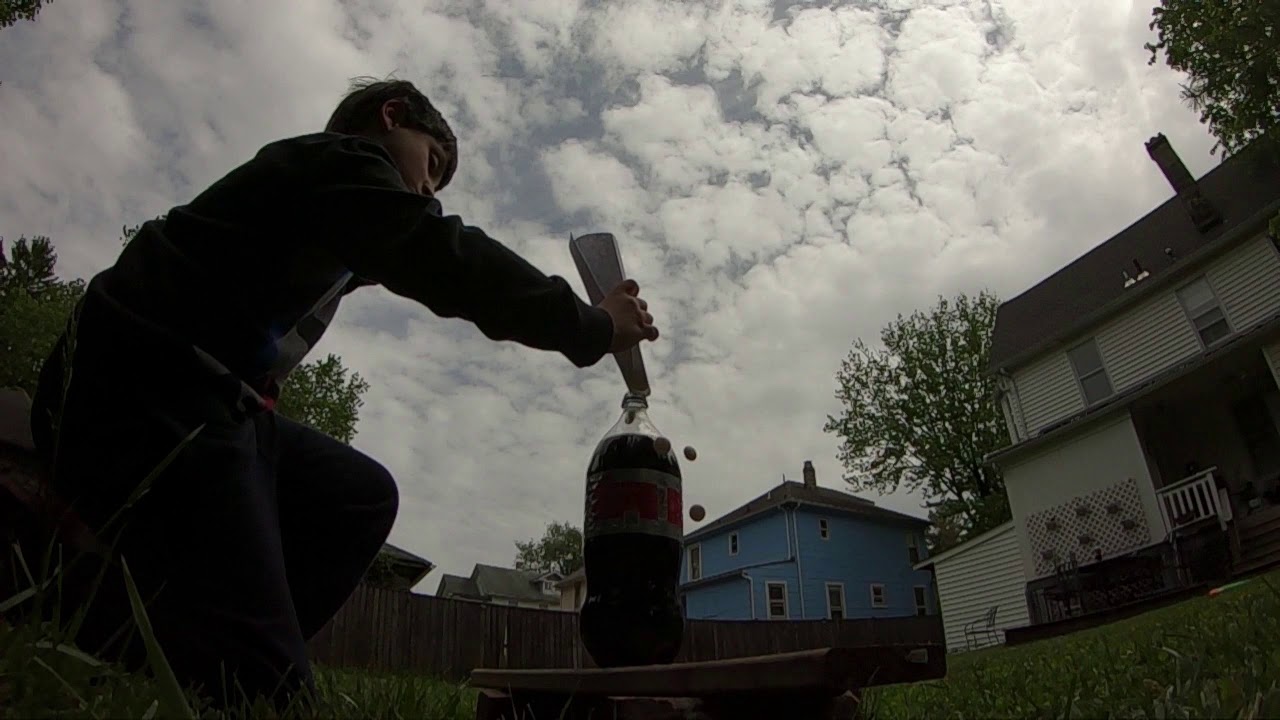 mentos fountain - YouTube