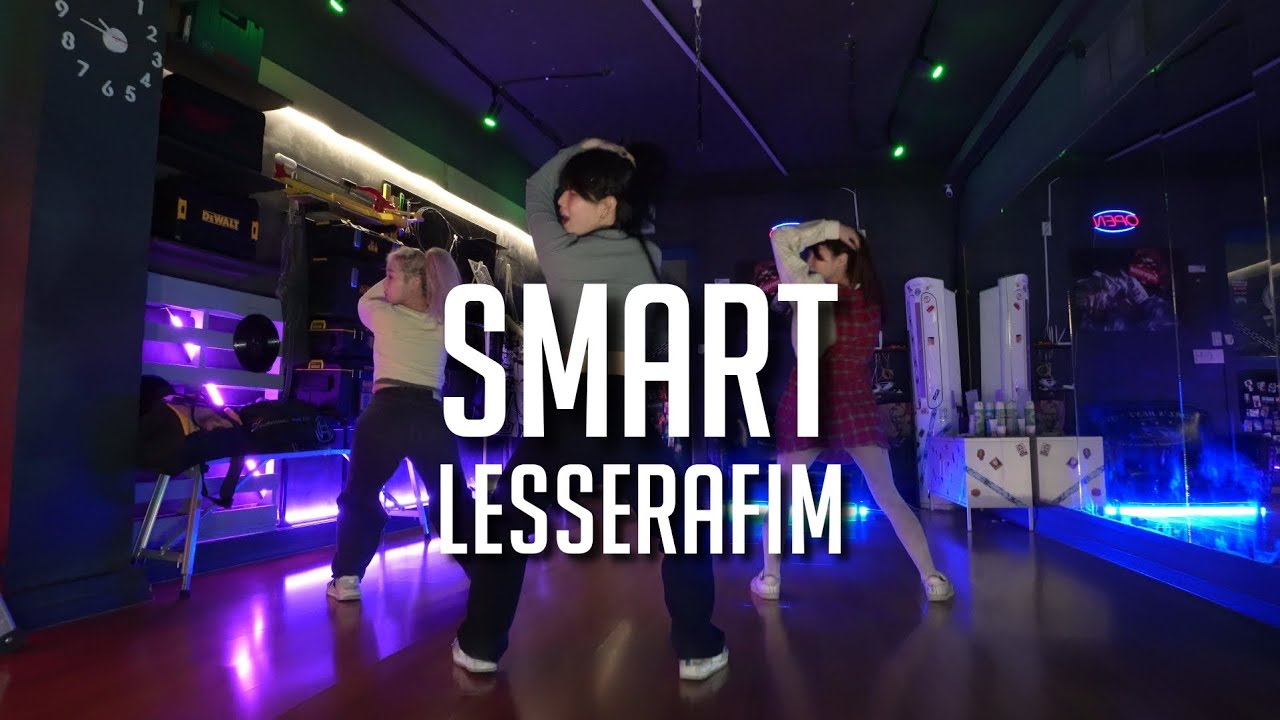 '르세라핌(Lesserafim) - Smart' K POP 방송댄스 CLASS 성남댄스학원 A2M 댄스스튜디오 모란점 - YouTube