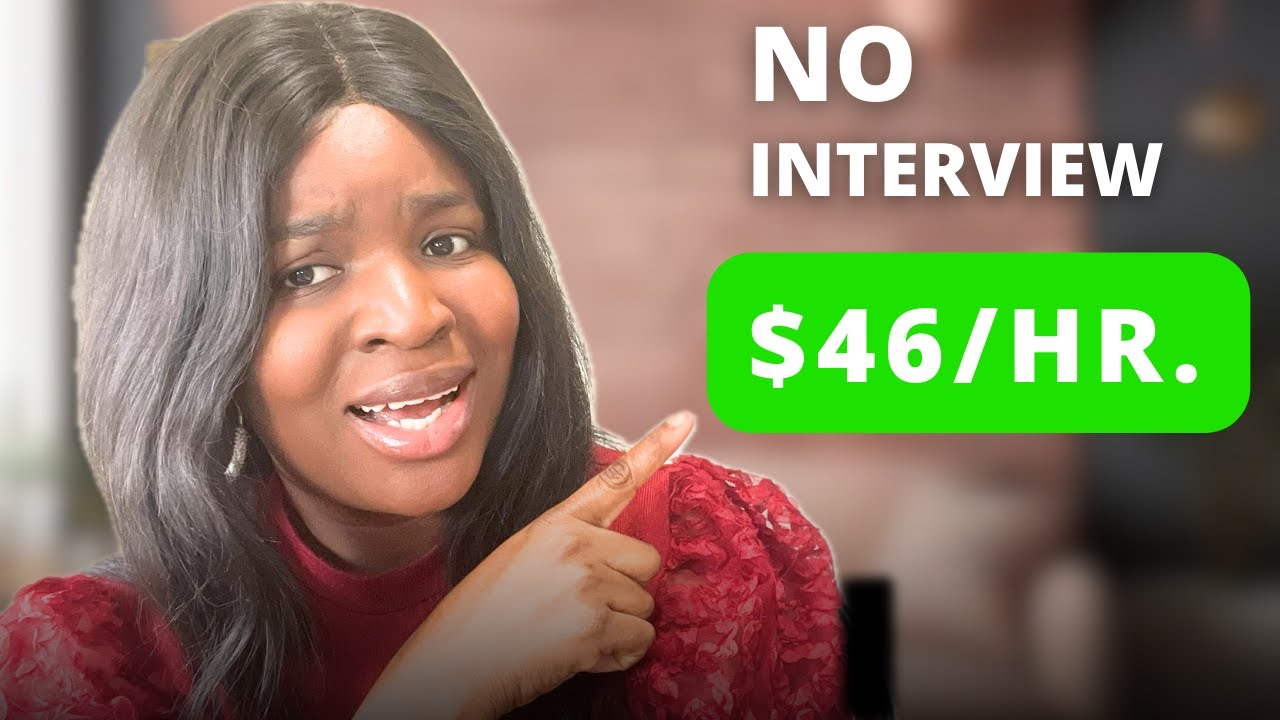 5 NO Interview NO Degree Online Work At Home Jobs Hiring Right Now | No ...