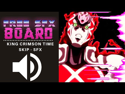 JoJo's Bizarre Adventure - King Crimson's Time Skip full SFX (no music) - Free Download HD
