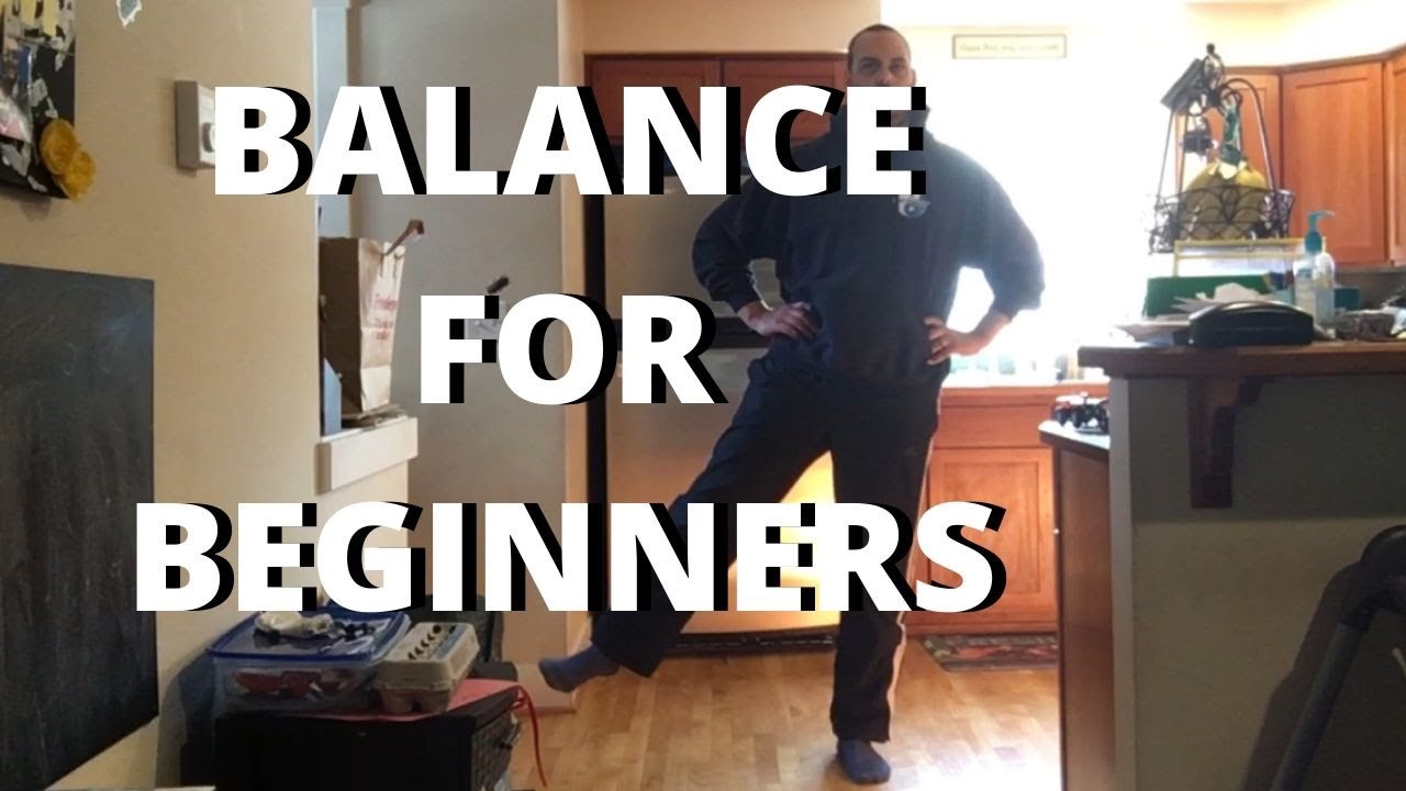 One Legged Balance example from NASM that you can do at home to help ...