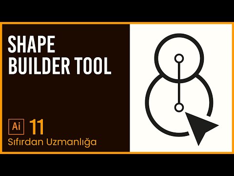 Adobe Illustrator 2021 - Ders 11 - Shape Builder Tool ile Şekiller Oluşturmak