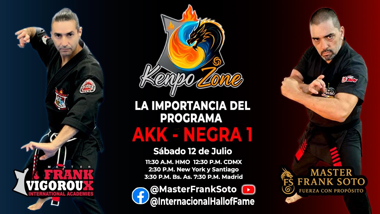 Kenpo Zone - La Importancia del Program AKK - 9na Parte - YouTube