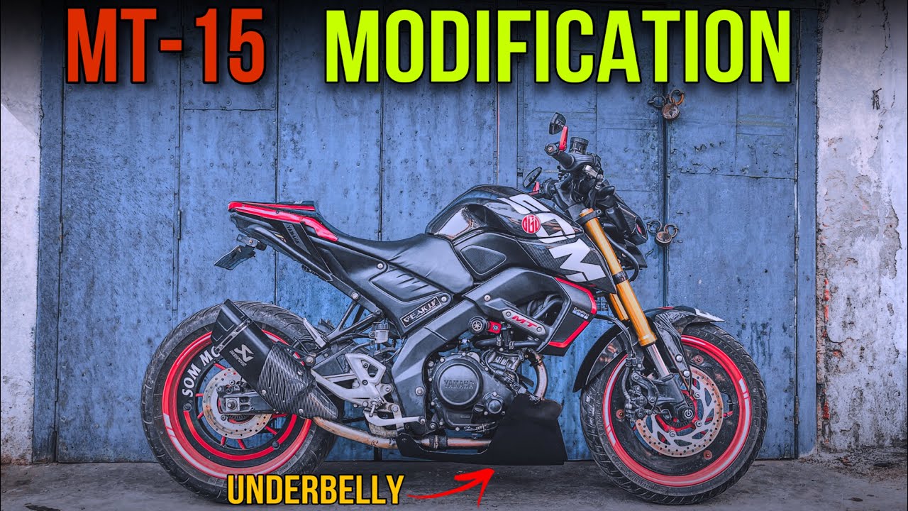 MT-15 Underbelly Modification || KTM Underbelly On MT-15 || RC390 ...