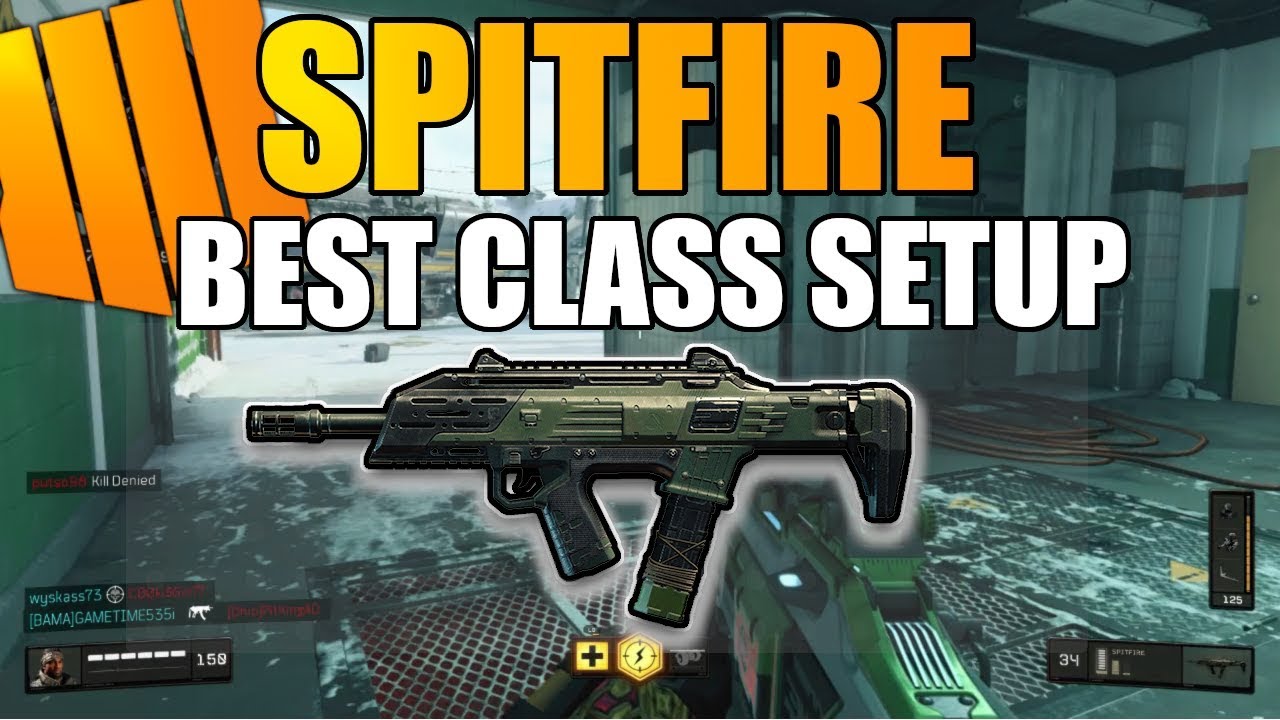THE ONLY CLASS YOU NEED IN BO4.. 😍 (Overpowered Spitfire) Black Ops 4 ...