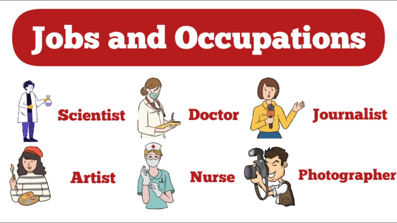 Job vocabularies | Occupation words | Simple examples in English - YouTube