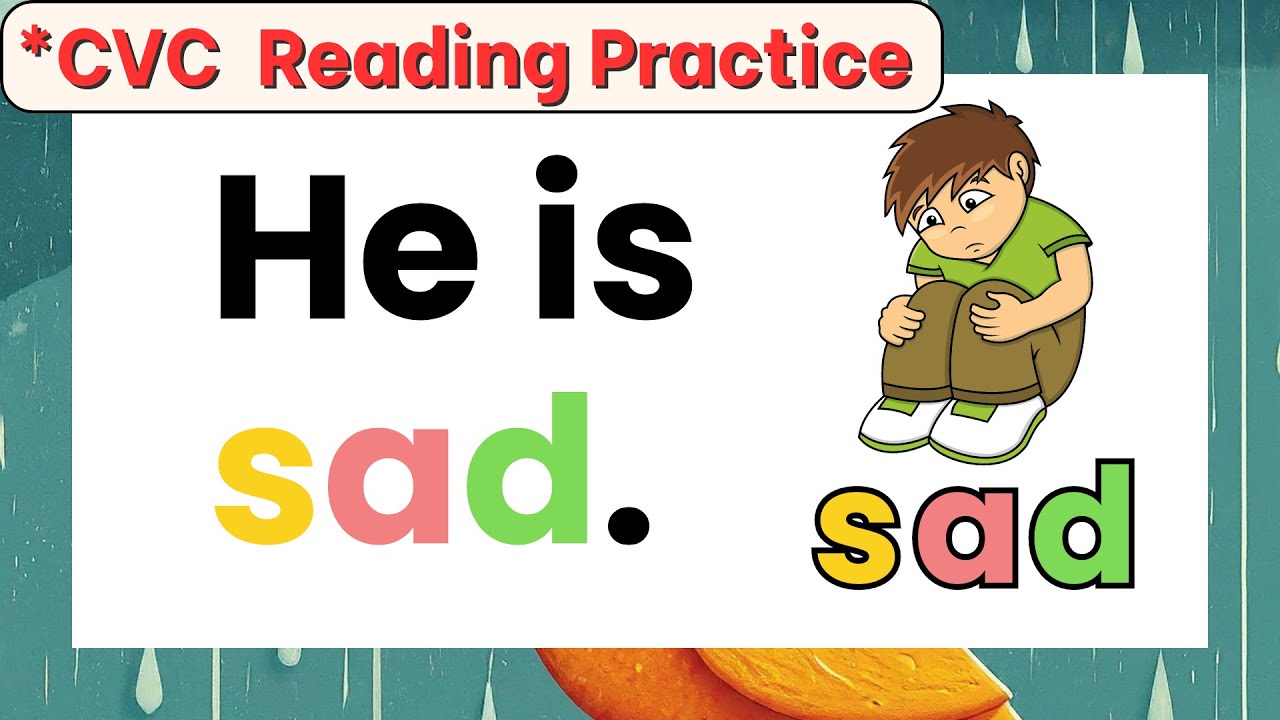 How to Read "Sad"! CVC Word Practice for Kids - YouTube