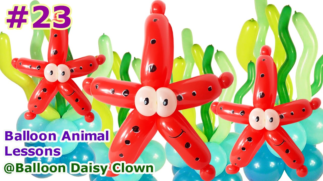 Balloon See Star 💥 TUTORIAL Balloon Animal Lessons for beginners - YouTube