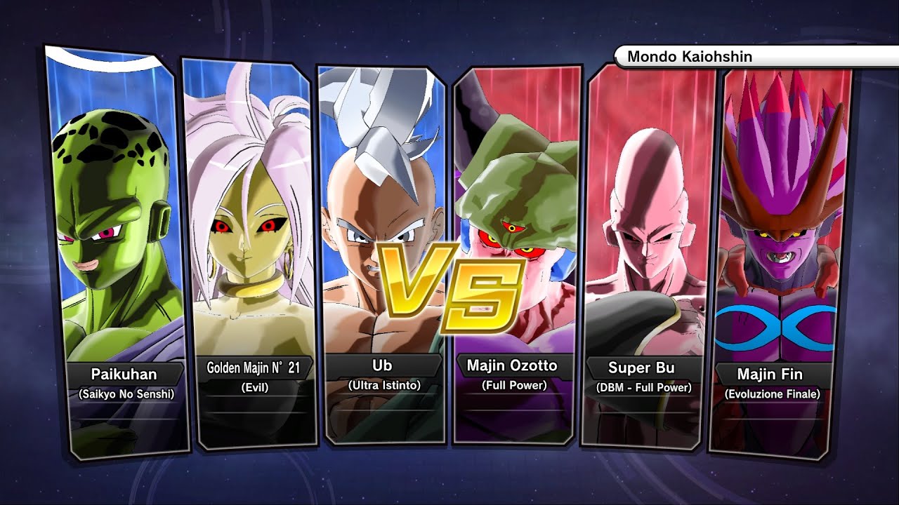 XV2 (PC): Ub DBGT UI/Golden Majin N°21 (Evil)/Paikuhan SNS vs Majin ...