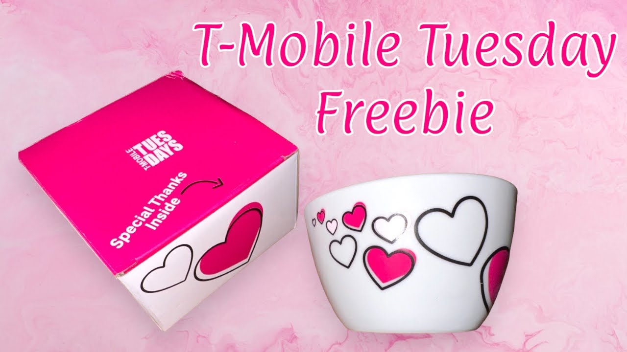 T-Mobile Tuesdays heart coffee mug freebie - YouTube