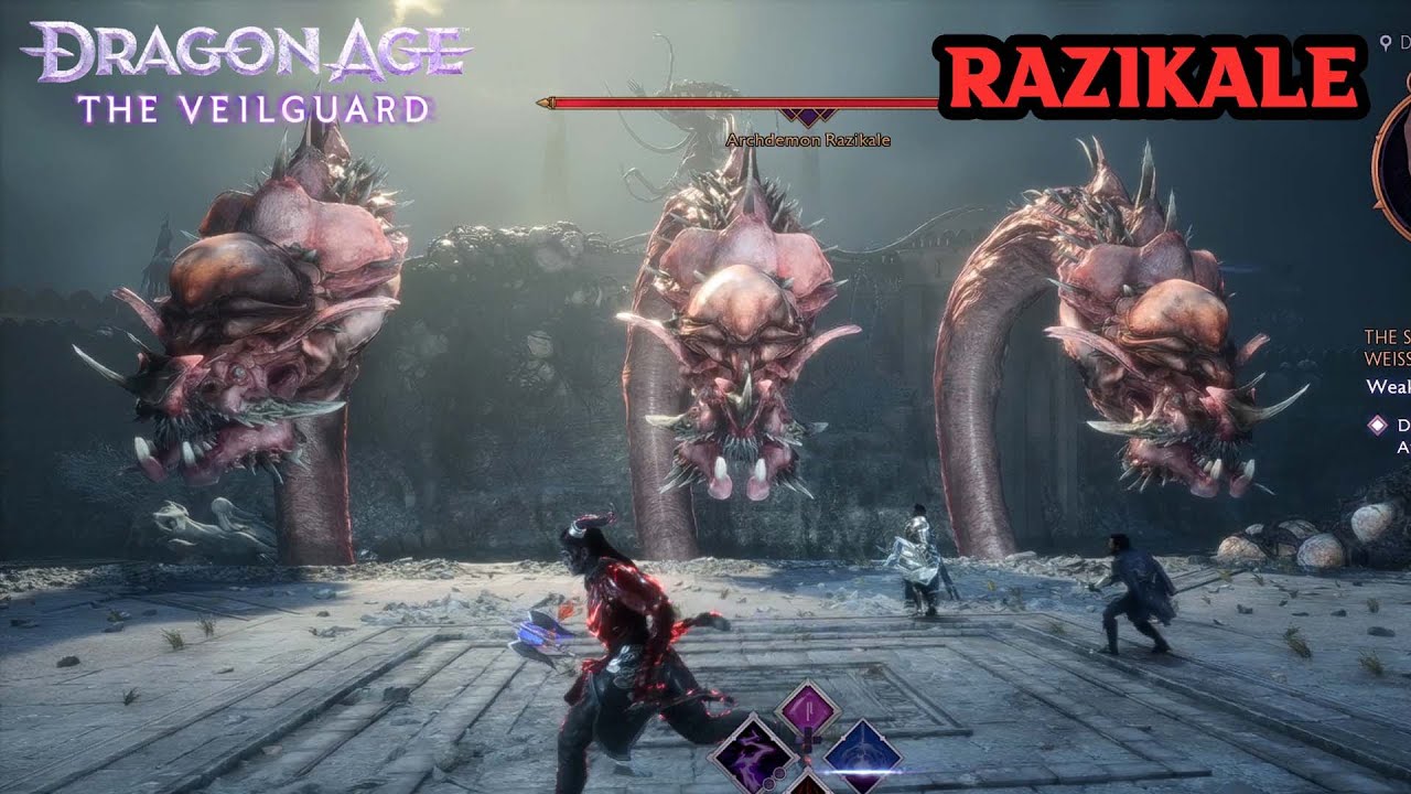 Dragon Age: The Veilguard - Razikale Boss Battle 🐉 - YouTube